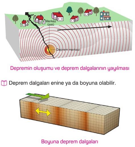 Deprem Dalgaları Dalgası konu anlatımı ders notu özet 10 sınıf fizik