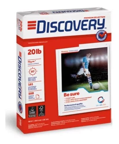 Papel Doble Carta Blanco Discovery Paquete Con 500 Hojas Meses Sin