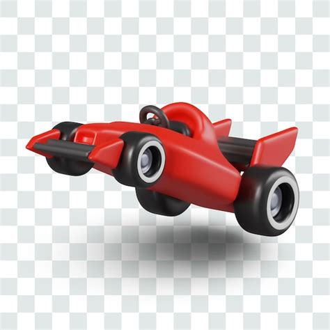 El Coche De Carreras Rojo Est Acelerando Hacia Adelante Ilustraci N