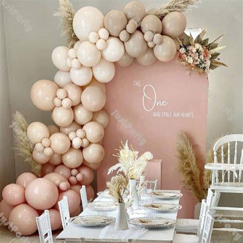 6 16ft Beige Balloon Garland Kit DIY Boho Balloon Arch Wedding