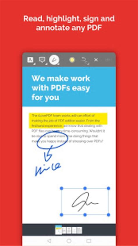 ilovepdf pdf editor reader apk لنظام android تنزيل