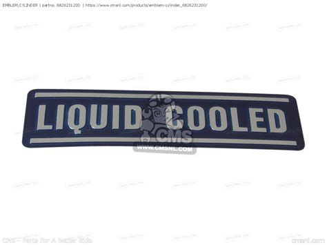 EMBLEM CYLINDER For GT750 1973 1974 1975 1976 1977 K L M A B