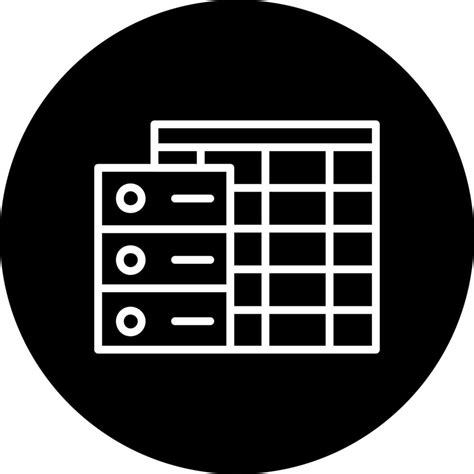 Data Table Vector Icon Vector Art At Vecteezy