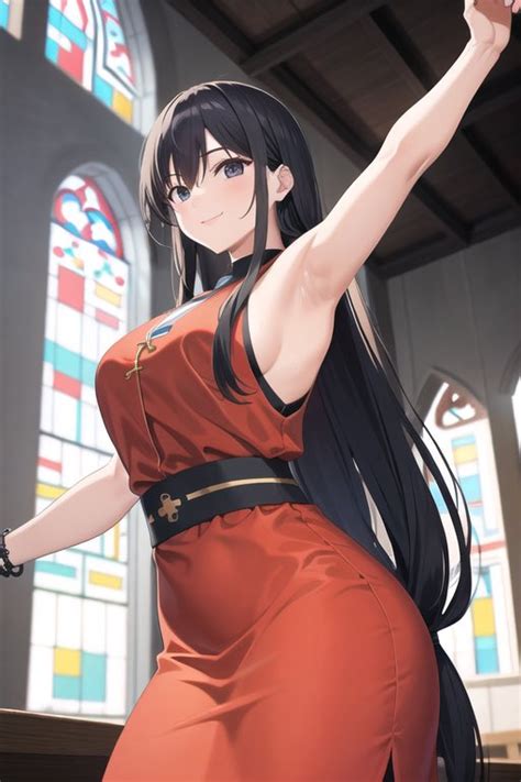 ハトラ AIイラスト on Twitter RT erien ai 腋見せ戦士武闘家僧侶魔法使い AIイラスト AIart