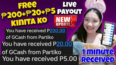 Free 200 20 5 Kinita Ko Direct GCash Agad Legit Paying Grabe
