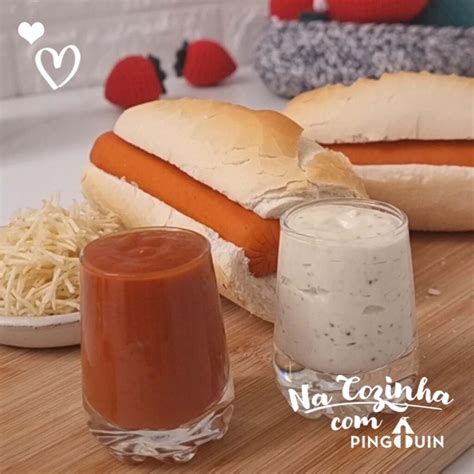 Dia do Cachorro Quente Hot Dog Receita fácil Ketchup e maionese