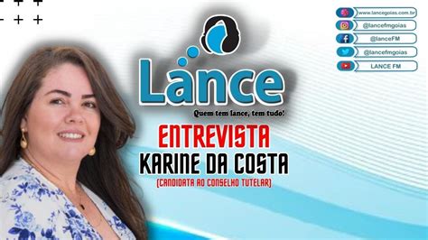 𝑵𝒂 𝑳𝒂𝒏𝒄𝒆 𝑭𝑴 𝒆𝒏𝒕𝒓𝒆𝒗𝒊𝒔𝒕𝒂 𝒄𝒐𝒎 𝒂 𝒄𝒂𝒏𝒅𝒊𝒅𝒂𝒕𝒂 𝒂𝒐 𝑪𝒐𝒏𝒔𝒆𝒍𝒉𝒐 𝑻𝒖𝒕𝒆𝒍𝒂𝒓 𝑲𝒂𝒓𝒊𝒏𝒆 𝒅𝒂