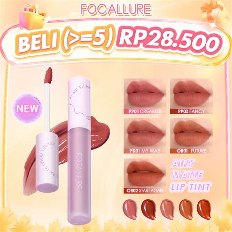 Jual Focallure Switchmode Airy Matte Lipstick Lip Tint Long Lasting