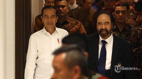 Presiden Jokowi Bocorkan Isi Pertemuan Dengan Surya Paloh Sebut Sangat