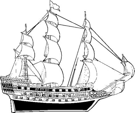 Coloriages Bateaux Marine Marins