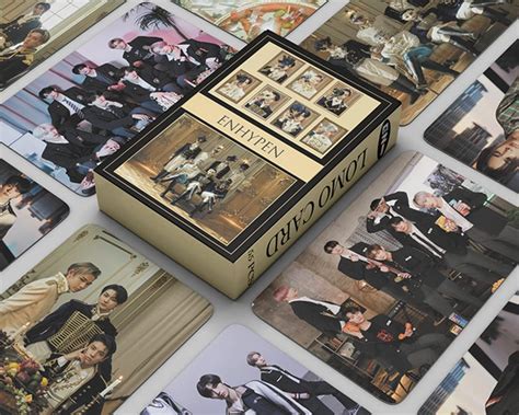 Enhypen Lomo Card ENHYPEN BORDER CARNIVAL Photocards 55pcs Enhypen