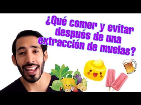 Que puedo comer después de una extracción de una muela cirugía de