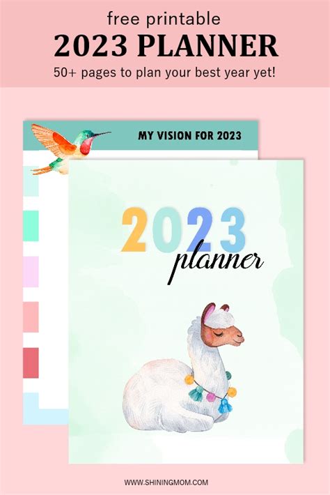 Planner 2023 PDF 50 Printables To Design A Life You Love