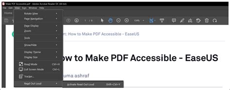 How To Have A Pdf Read Aloud On Computer Mobile Phone Easeus