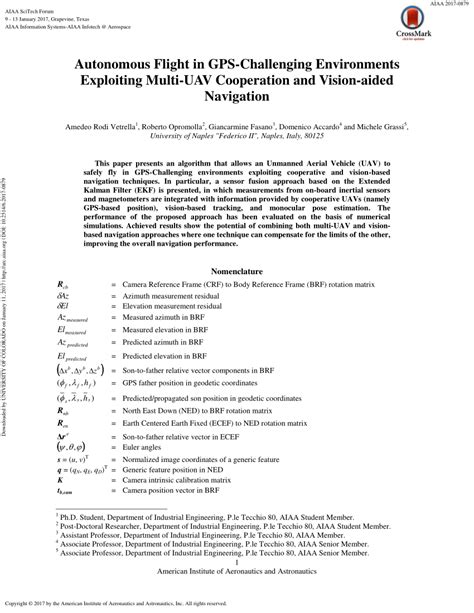 pdf autonomous flight in gps challenging environments exploiting multi uav cooperation and