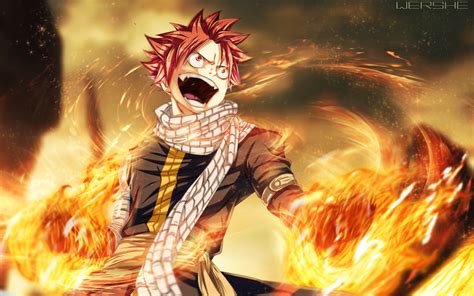 Natsu Dragneel HD Wallpaper Fiery Triumph In Fairy Tail