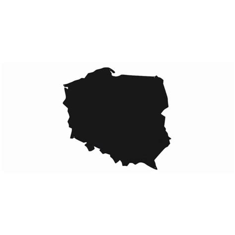 Tablica Magnetyczna Mapa Polski Metalowa Tablica Na Magnes
