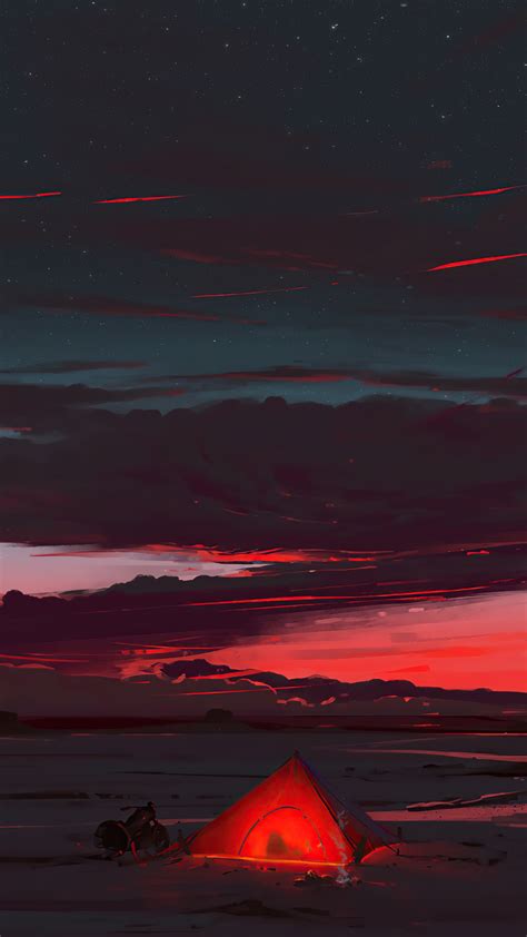 Digital Art Sunset Scenery Landscape HD Phone Wallpaper Rare Gallery