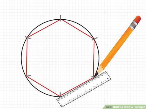 3 ways to draw a hexagon wikihow
