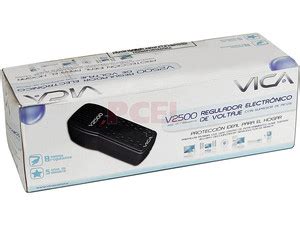 Regulador Vica V2500 1500 Watts 2 500 VA 8 Contactos