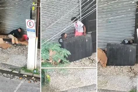 Polícia encontra cabana improvisada onde mulher em situação de rua