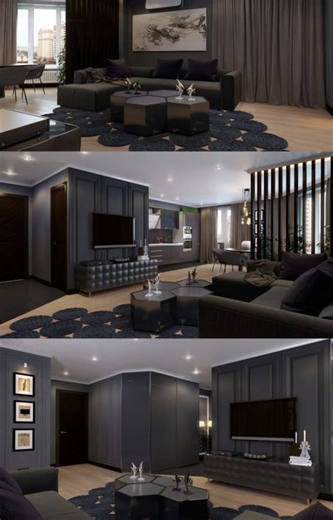 Black Living Room