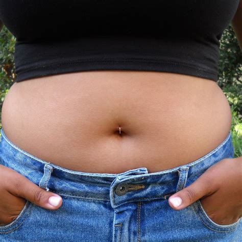 Belly Button Ring Belly Button Hoop Belly Ring Belly Etsy Canada Belly Piercing Belly