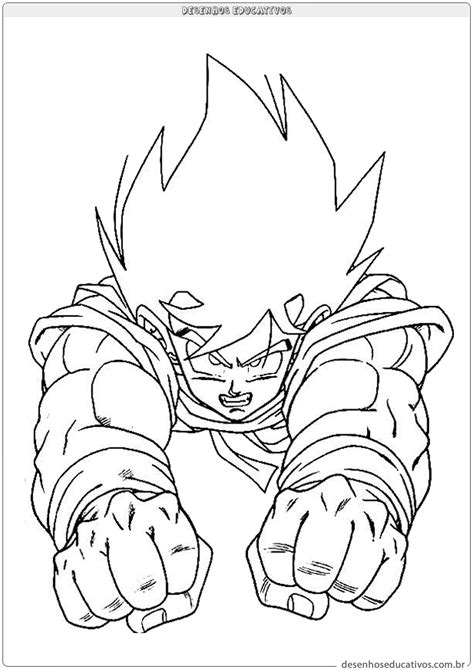 Desenhos Para Colorir Do Dragon Ball Imprimir E Colorir Desenhos