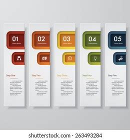 Simple Horizontal Timeline Template Big Years Stock Vector Royalty