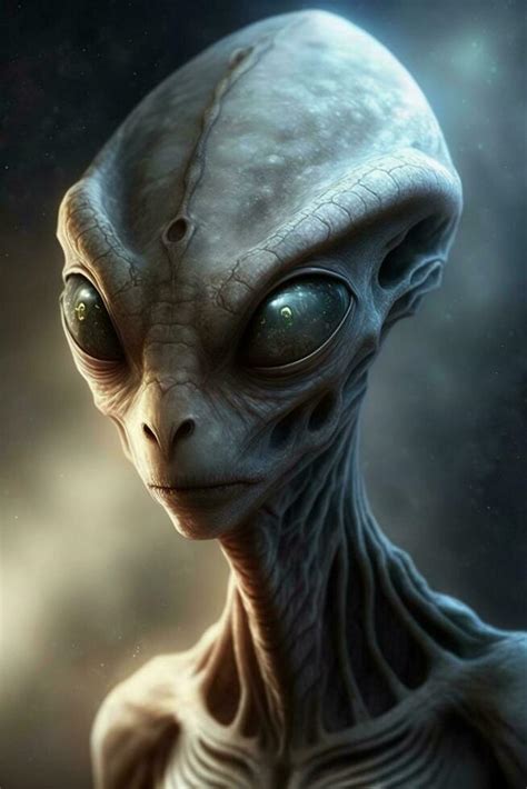 Portrait Of A Scary Grey Alien Content Stock Photo At Vecteezy