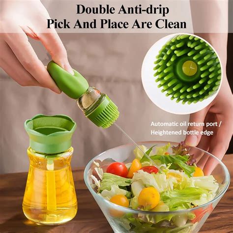 Grill Werkzeug L Flasche Mit Silikon B Rste L Spray Backen Grill Grill
