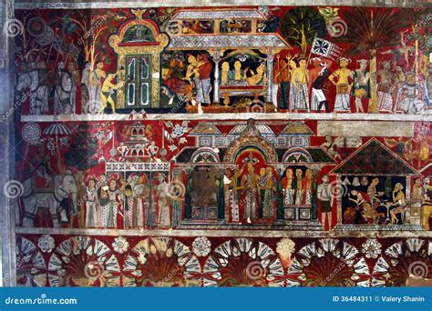 Fresko Auf Der Wand Stockbild Bild Von Ceylon Fresko