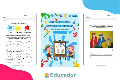20 Atividades De Artes 1 Ano Fundamental Educador