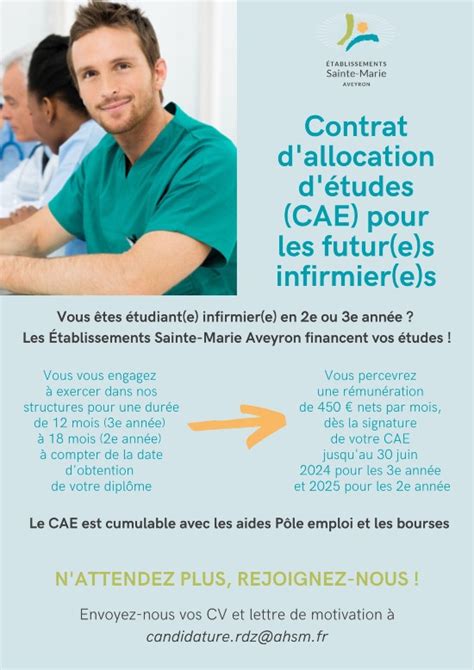 Retour du Contrat d allocation d études pour les étudiants infirmiers
