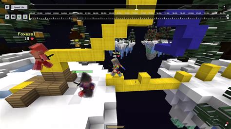 HiveMC Ban This Hacker Please He Was Using Scaffold Killaura Reach