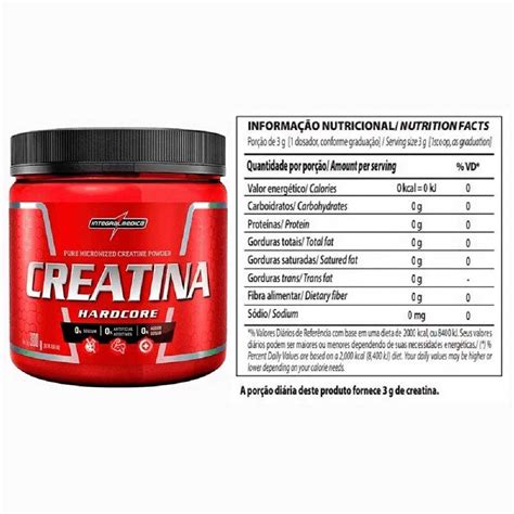 Creatina Hardcore Integralmedica 300G Drogaria Net