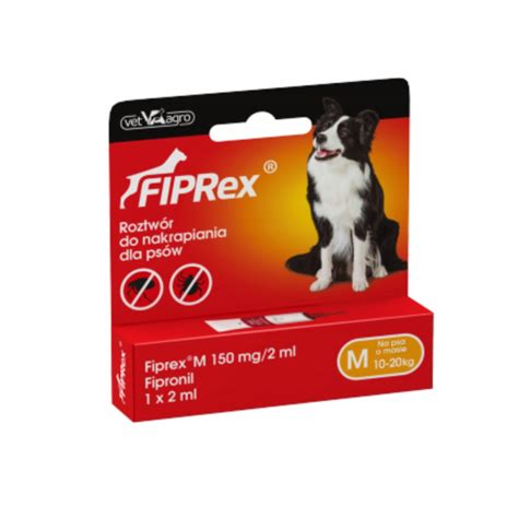 PREPARAT KROPLE NA KLESZCZE FIPREX DLA PSA 2ml 13612977938 Allegro Pl