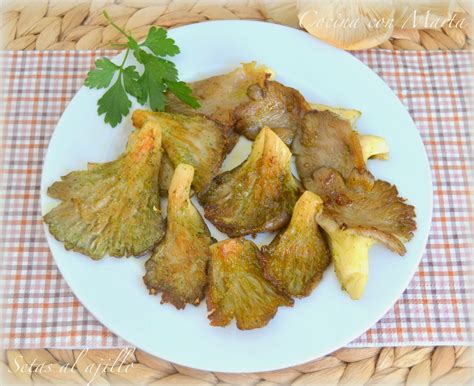 Setas Al Ajillo CocinaconMarta