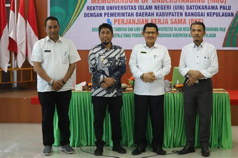 Pemda Bangkep Lakukan Kerjasama Dengan FTIK UIN Datokarama Guna