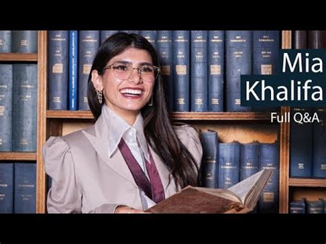 Mia Khalifa Public Figure And Influencer Full Q A Oxford Union