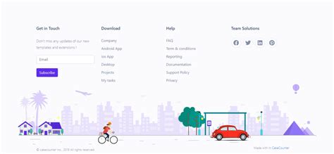 Usable Bootstrap Footer Templates Templatesjungle