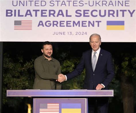 Volodymyr Zelensky E Joe Biden Bilaterale Al G7 Di Borgo Egnazia 2
