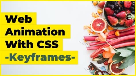 Web Animation With CSS Keyframes YouTube