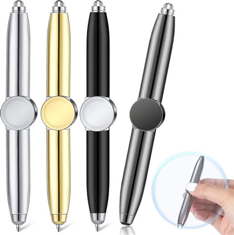Amazon 4 Pcs Fidget Pen Spinner Pen With LED Light Multi