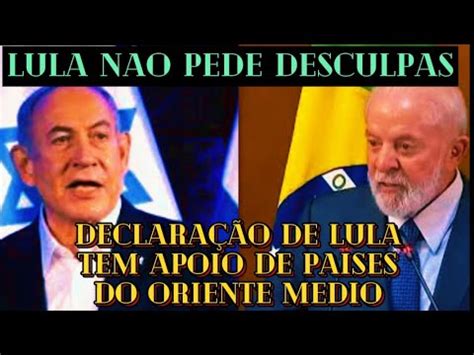 Genocídio Lula nao pede desculpas e chama embaixador brasileiro em