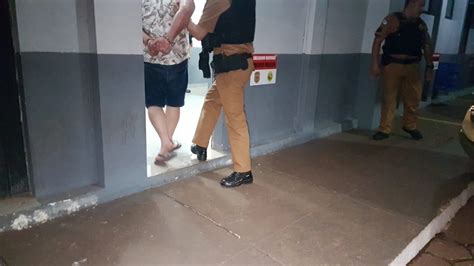 Suspeito de agredir mulher soco na boca é detido pela PM no