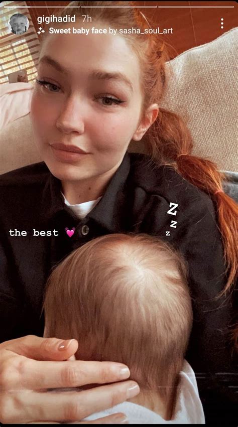 The Best Gigi Hadid Shares Another Nap Time Selfie With Daughter