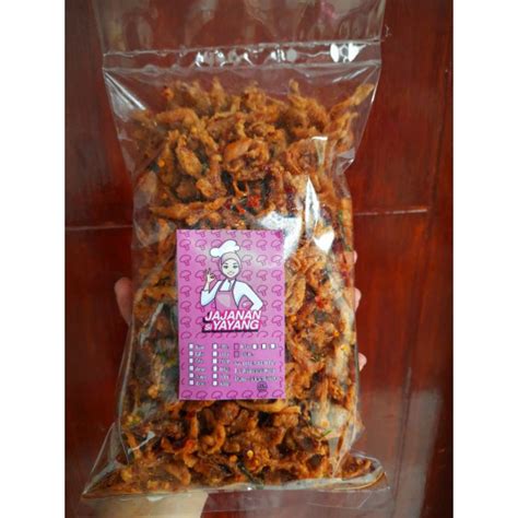 KERIPIK JAMUR CRISPY 500GR KRIUK CIKRUH ORIGINAL PEDAS GURIH JAJANAN