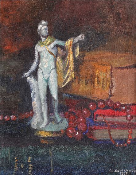Aurel Bordenache Still Life With Hermes And Beads 1937 MutualArt