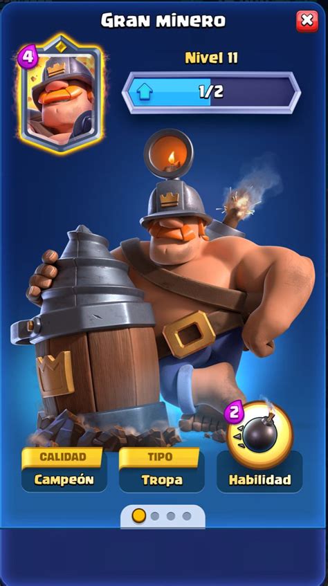 El Gran Minero Llega A Clash Royale Clash Royale Simulation Games